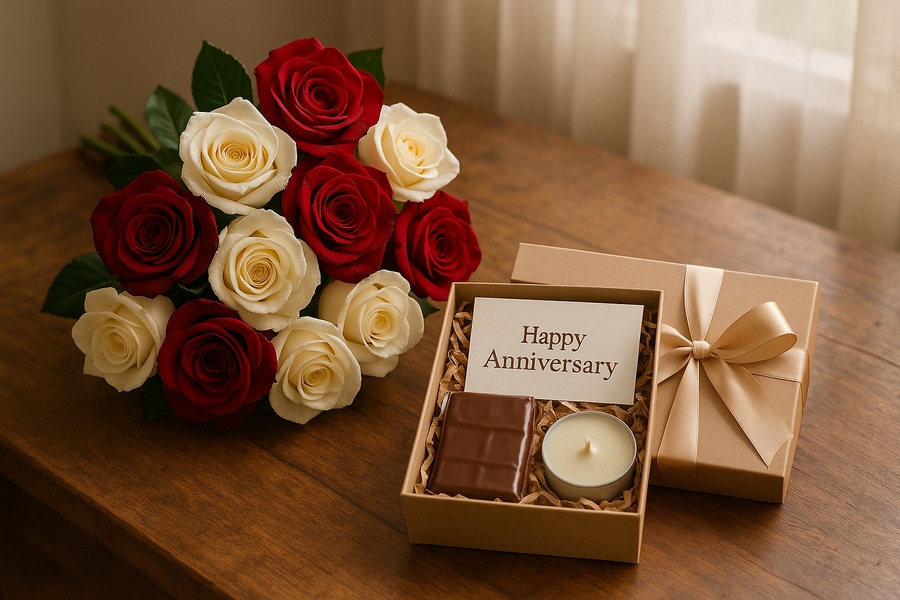 Anniversary Gift Anti-Mainstream: Bouquet dan Hampers yang Penuh ...